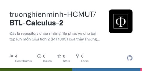 Btl Calculus 2 Readme Md At Main · Truonghienminh Hcmut Btl Calculus 2 · Github