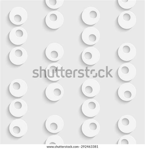 Seamless Circle Ring Pattern Vector Soft Stock Vector Royalty Free 292463381 Shutterstock