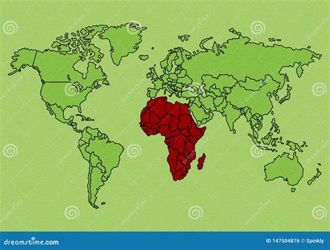 World Atlas Map Of Africa