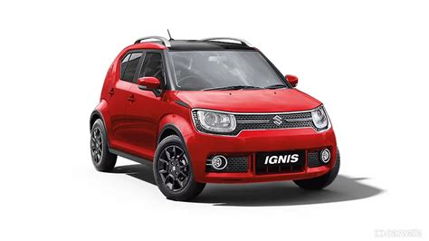 Ignis 2019 2020 Uptown Red With Midnight Black Colour Carwale