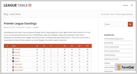 7 Table Wordpress Plugins 2022 Free And Paid Formget