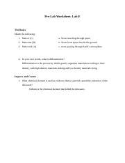 AST 1001 Lab E Prelab Docx Pre Lab Worksheet Lab E The Basics Match The Following 1 Meteor
