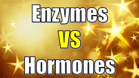 Differences Between Hormones And Enzymes Online Science Notes