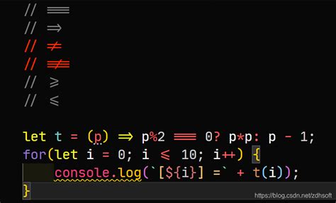 Vscode推荐编程字体 Vs字体推荐 Csdn博客