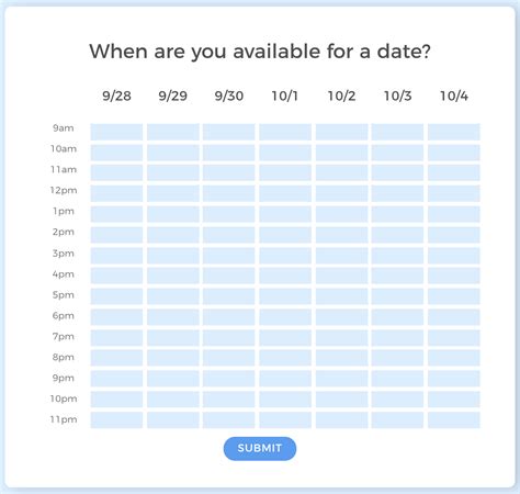 React Schedule Selector