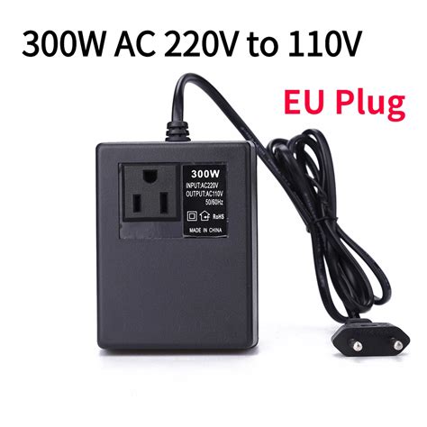 300w Ac 220v ~ 110v 전압 변환기 변압기 가정용 여행 Eu 플러그 Ac 스텝 다운 전원 어댑터 인버터 여행용 어댑터 변압기 Aliexpress
