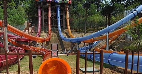 캐리비안 베이 360도 회전하는 아쿠아루프 오픈