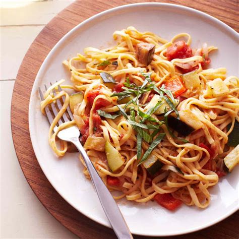 Linguini Ratatouille A Hearty And Healthy Dish For Any Occasion