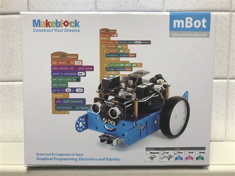 Mbot Makeblock Bluetooth Diy Arduino Educational Robot Kit Programming New