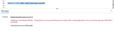 Synapse External Table Datatype Support Microsoft Qanda