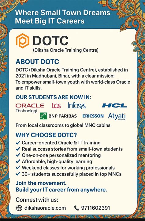 Diksha Oracle Training Centre