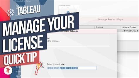 How To Activate Tableau Desktop Manage License Keys