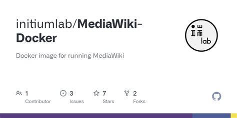 Github Initiumlabmediawiki Docker Docker Image For Running Mediawiki