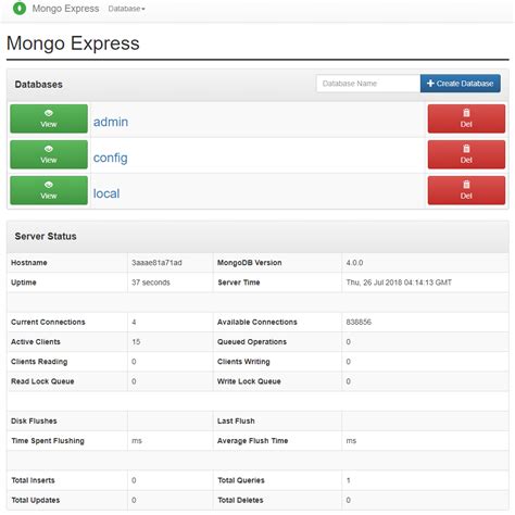 Docker Composeでmongodbとmongo Expressを起動するには 日記というほどでも