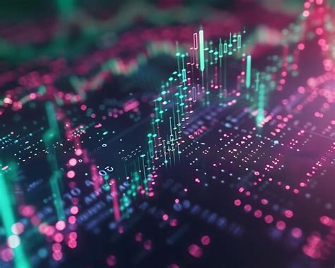 Abstract Forex Trading Graph In 3d Perspective Premium Ai Generated Image