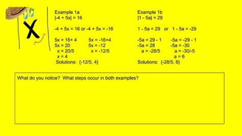 Solving Absolute Value Equations Ppt