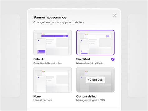 Banner Appearance Modal — Untitled Ui By Jordan Hughes® On Dribbble