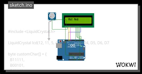 Lcd Custome Message Wokwi Esp32 Stm32 Arduino Simulator