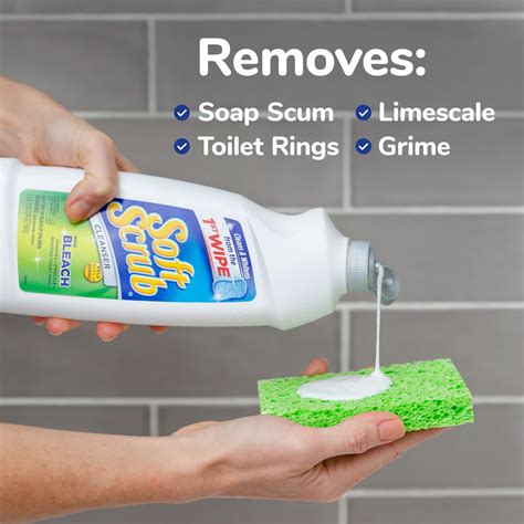 Buy Soft Scrub Antibacterial Multi Purpose Cleanser With Bleach Surface