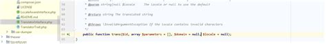 Declaration Of Symfonycomponenttranslationtranslatorinterface