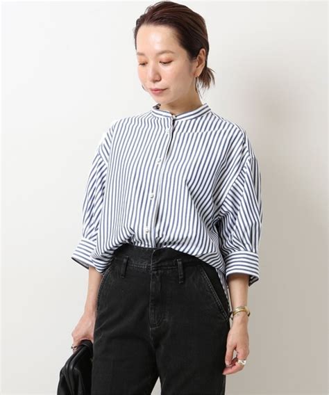 Spick And Span（スピックアンドスパン）の「パールボタンギャザースリーブシャツ （シャツブラウス）」 Wear