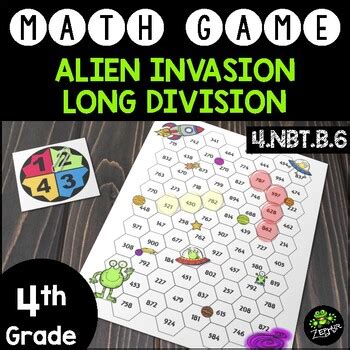 4nbt6 Alien Invasion Long Division Math Game By Zephyr Tpt