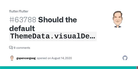 should the default `themedata visualdensity` be `adaptiveplatformdensity` or `standard` · issue