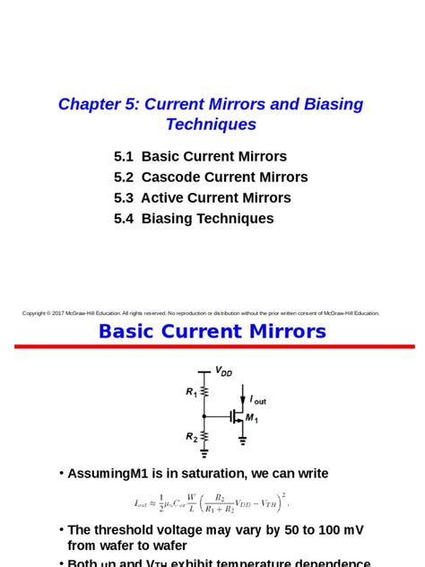 Passive And Active Current Mirrors Chapter 05 Download Free Pdf Electrical Components