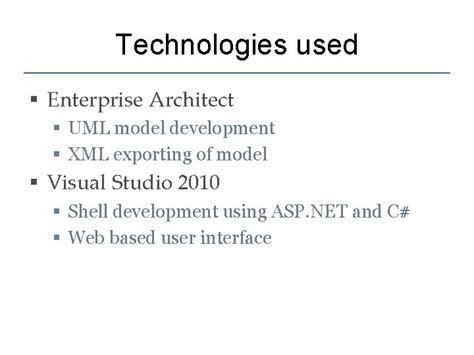 uml based expert system generation using enterprise architect