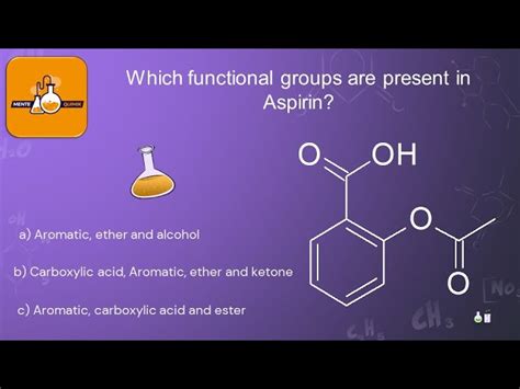 Aspirin Structure Functional Group Adsorption Of Aspirin On The