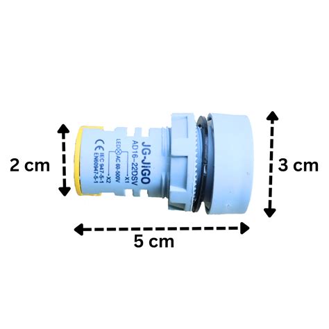 Digital Volt Meter Round Icr Automation