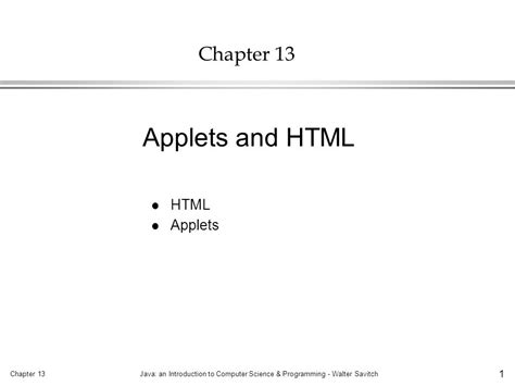 Chapter 13java An Introduction To Computer Science And Programming