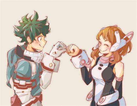 Deku And Uraraka Cute