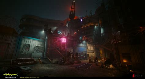 Artstation Cyberpunk 2077 Phantom Liberty Longshore Stacks