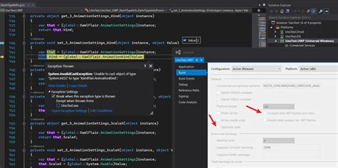 Uwp Crash On Release Mode Debug Environment Works Fine Issue Unoplatform Uno Github