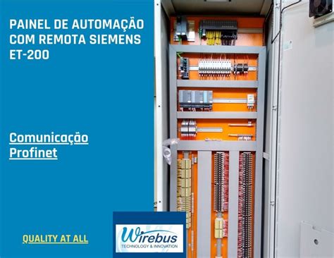 Painéis com CLP Controlador Lógico Programável Wirebus