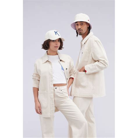 Kick Jacket Beige Jean Jacket Unisex Kickers © Official Website