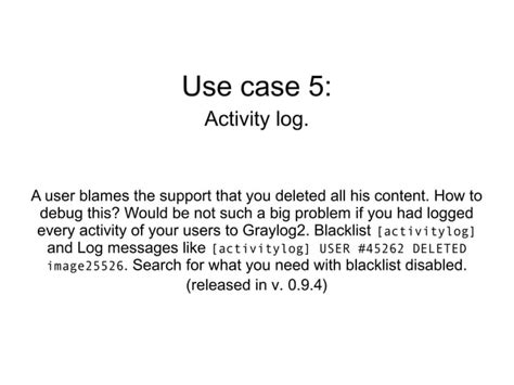 Graylog2 Use Cases For Distributed Web Applications Odp Web Development Internet