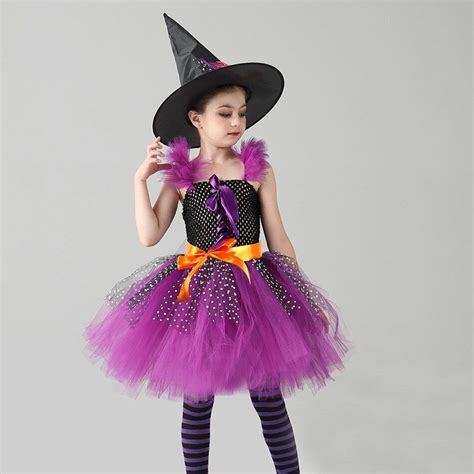 Fantasia Bruxinha Magia Carnival Dress Costume Glitter Witch Tutu