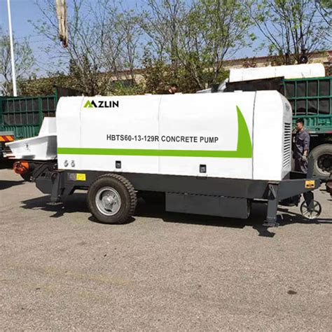 Hbts60 Concrete Trailer Pump Zlin Equipment Philippines Inc