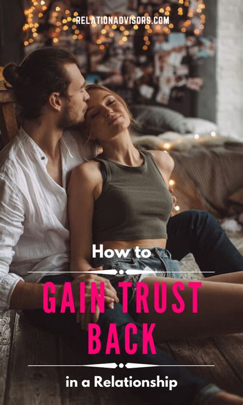 Tips To Gain Back Trust In Relationship Reestalish And Rebuild Trust Relationship Advice