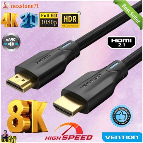 Jual Kabel HDMI 2 1 Ultra HD 8K 4K 1080p HDR EARC Shopee Indonesia