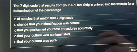 Solved The Digit Code That Results From Your API Test Chegg Com