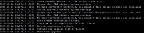 Upgrade VSAN Disk Format Using RVC