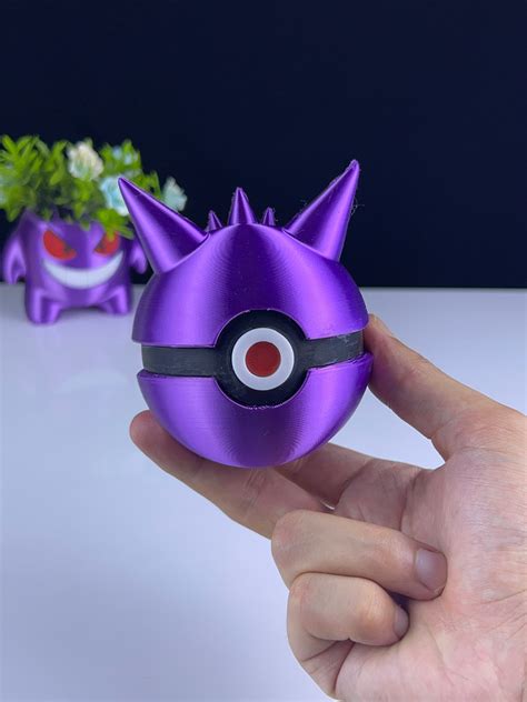 Gengar Pokeball Multipart 3d Model By Pressprint On Thangs