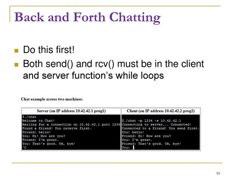 onward with chat networking cs 3470 section ppt download
