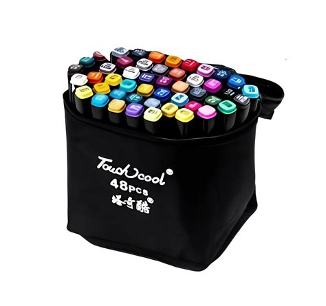ᐉ Набор двухсторонних маркеров Touch Cool на спиртовой основе 48 шт Tp 93