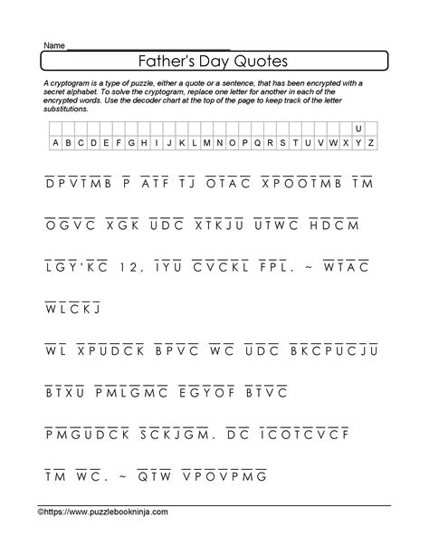 Printable Cryptogram Puzzles For Adults James Crossword Puzzles
