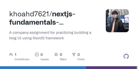 Github Khoahd7621nextjs Fundamentals Assignment A Company Github Khoahd7621nextjs Fundamentals Assignment A Company