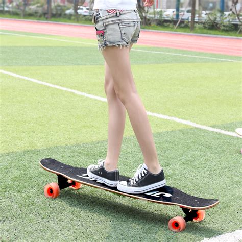 劲腾滑板长板专业板女生初学者成人双翘四轮滑板舞板刷街抖音同款虎窝淘